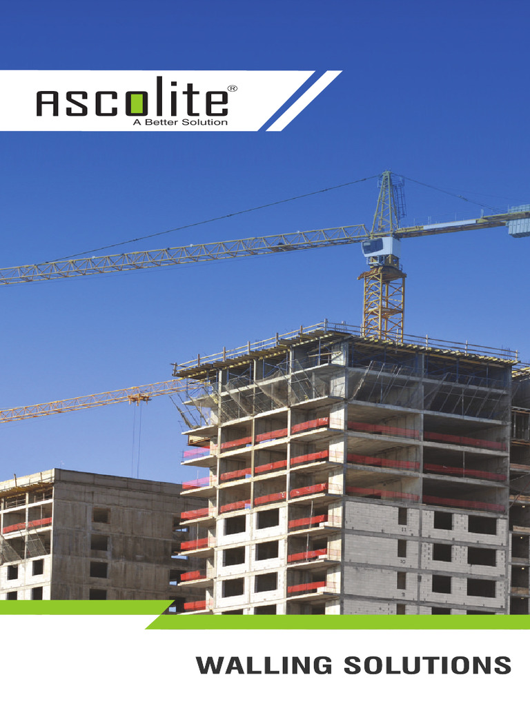 ASCOLITE Walling Solutions P24 | PDF | Mortar (Masonry) | Concrete