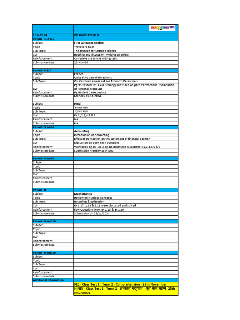 daily diary pre ig b (2) | PDF