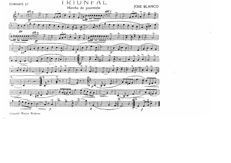 Triunfal Clarinete 3 | PDF