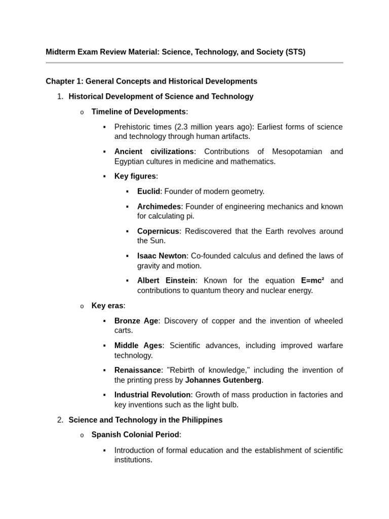 Midterm Exam Review Material | PDF | Science | Happiness
