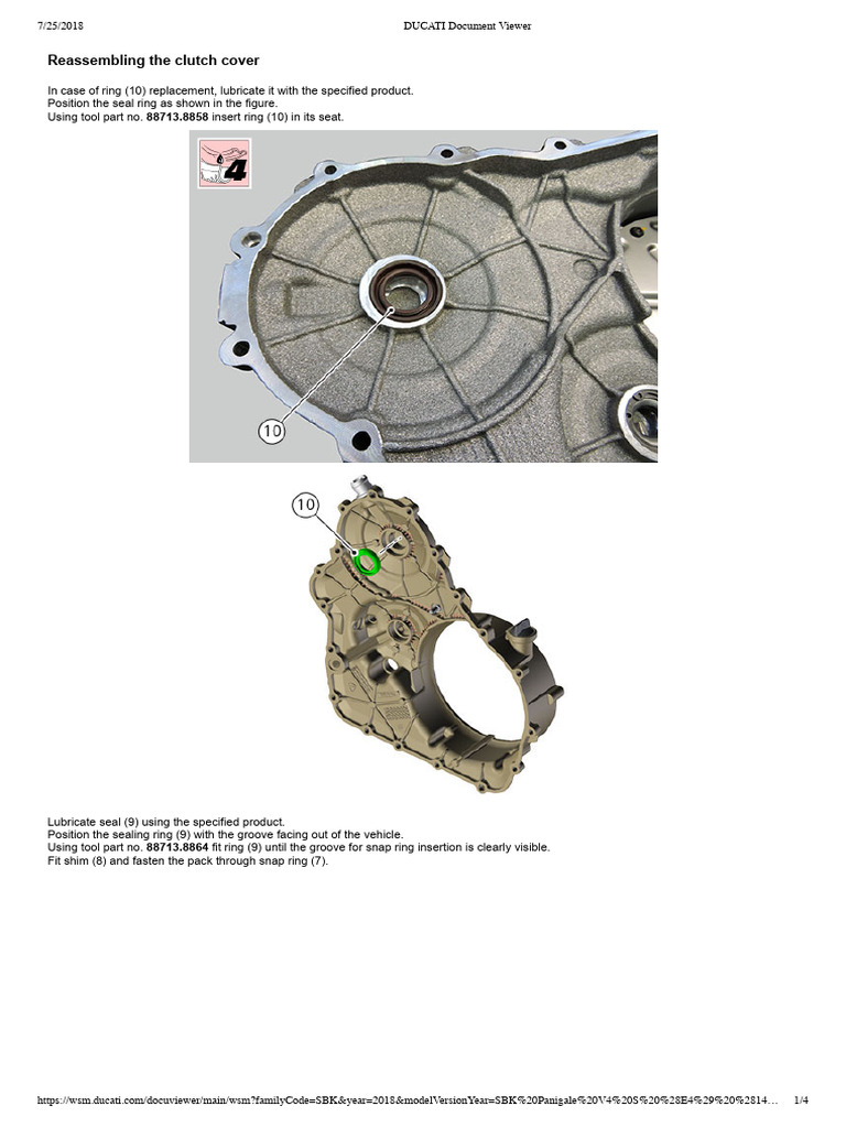 Reassembling The Clutch Cover | PDF