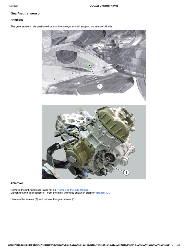 Gear - Neutral Sensor | PDF