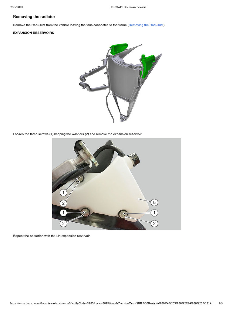 Removing The Radiator | PDF