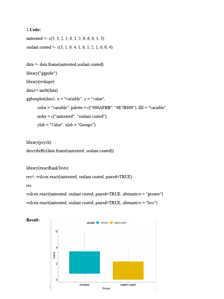 Statistical Analysis in R: Wilcoxon, Kruskal-Wallis, and Friedman Tests ...