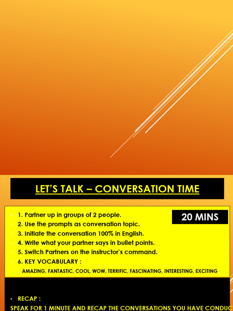 English Conversation Practice | PDF