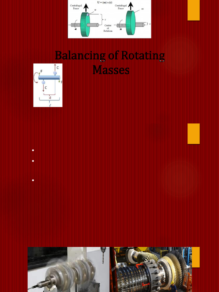 Balancing Rotating Masses Guide | PDF | Force | Rotation