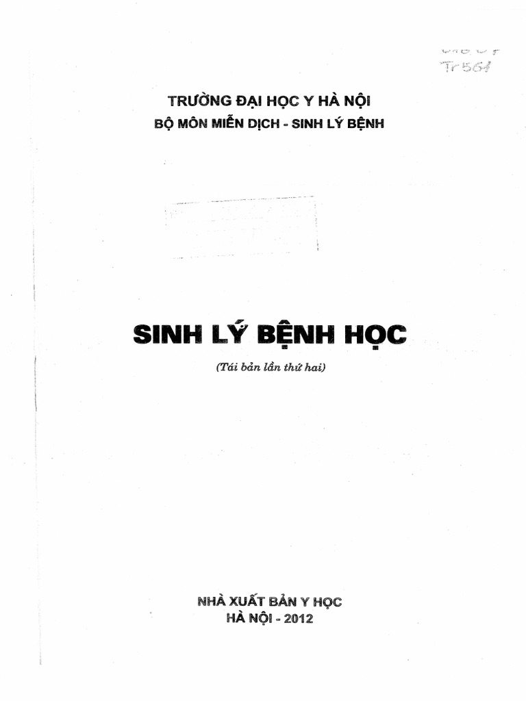 Sinh Ly Benh Hoc - DH Y HN | PDF