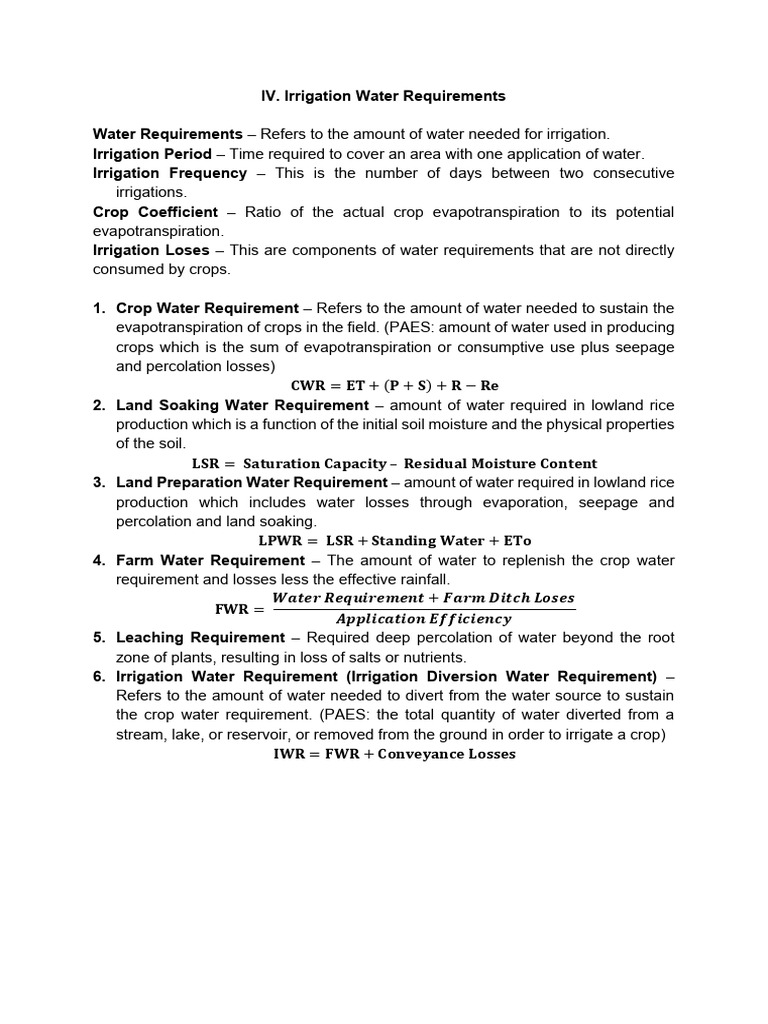 ABE 321 Lecture Outline 4 | PDF