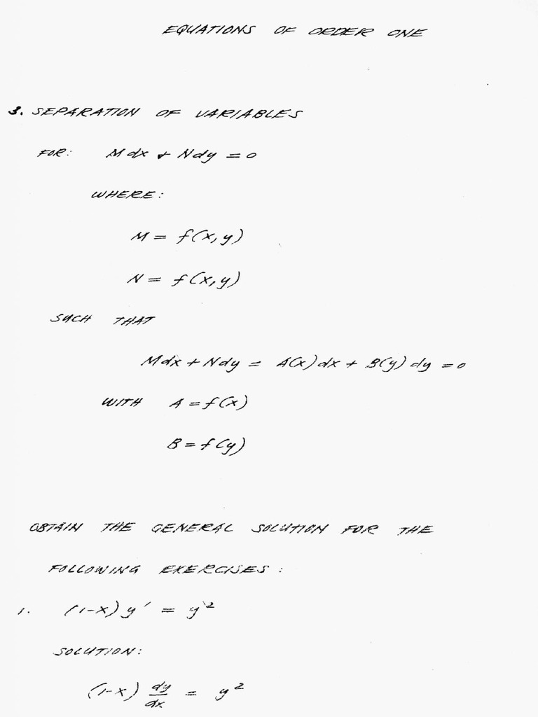 Separable De Notes Pdf