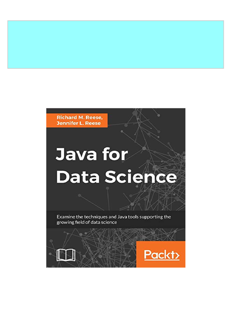 PDF Java For Data Science 1st Edition Reese Download | PDF | Data ...