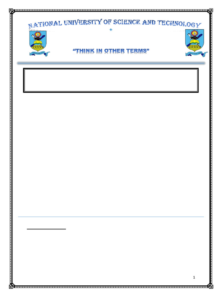 Assignment PST 2308 - Educational Management - Munyararadzi Chavingira | PDF | Teachers ...