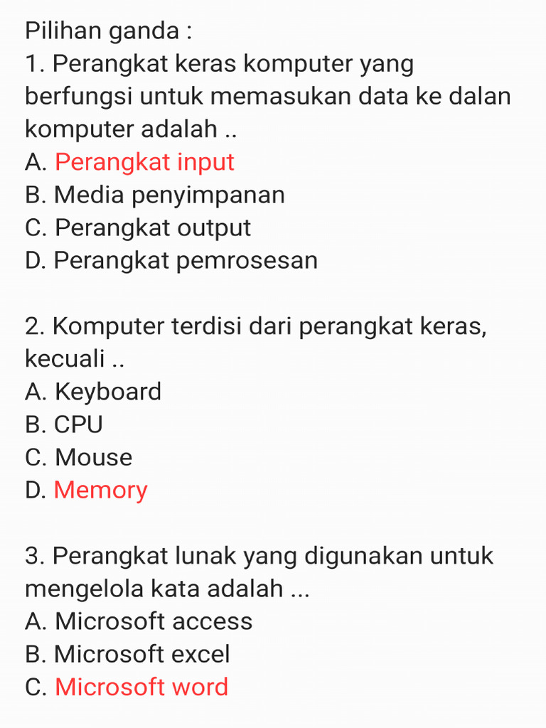 Soal Kela 8 | PDF