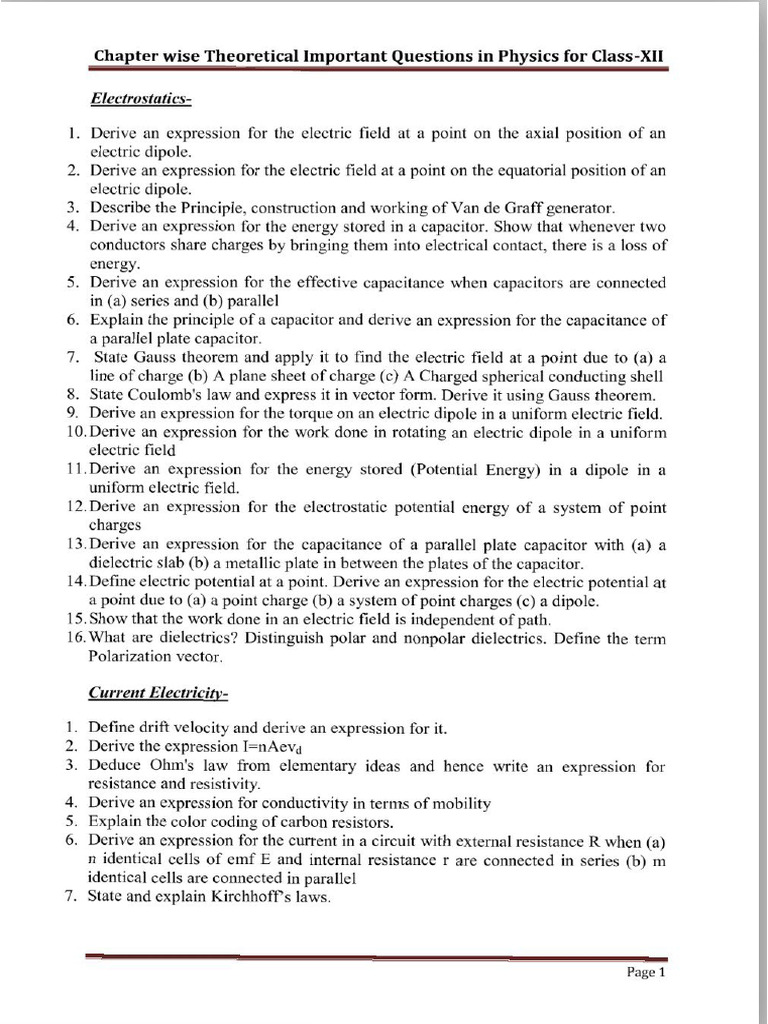 12th Phyiscs IMP 5 (EM) (2024) (VisionPapers - Org) | PDF