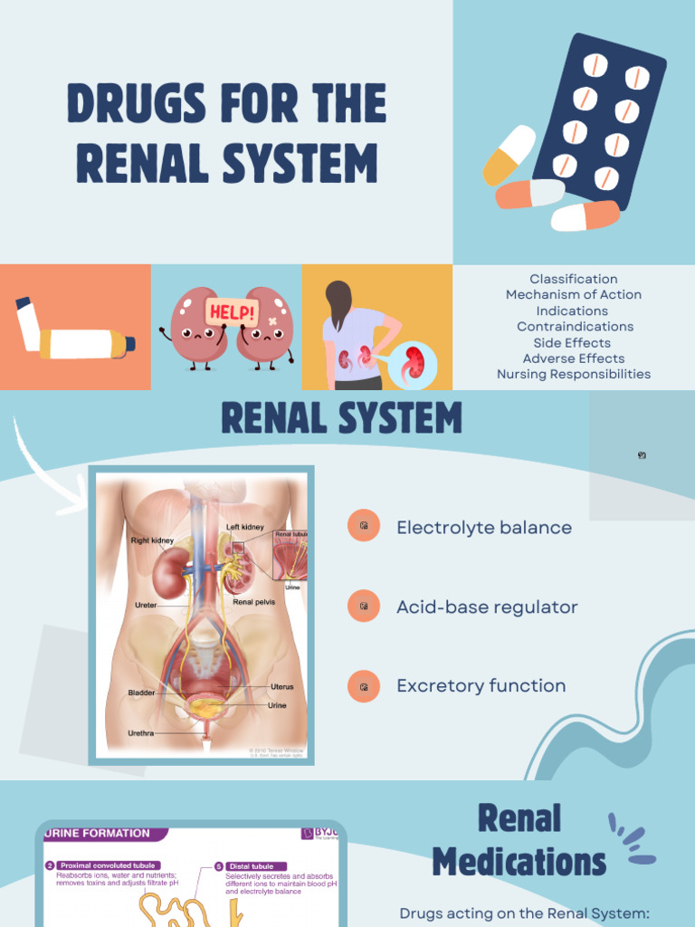Renal Drugs | PDF | Clinical Medicine | Diseases And Disorders