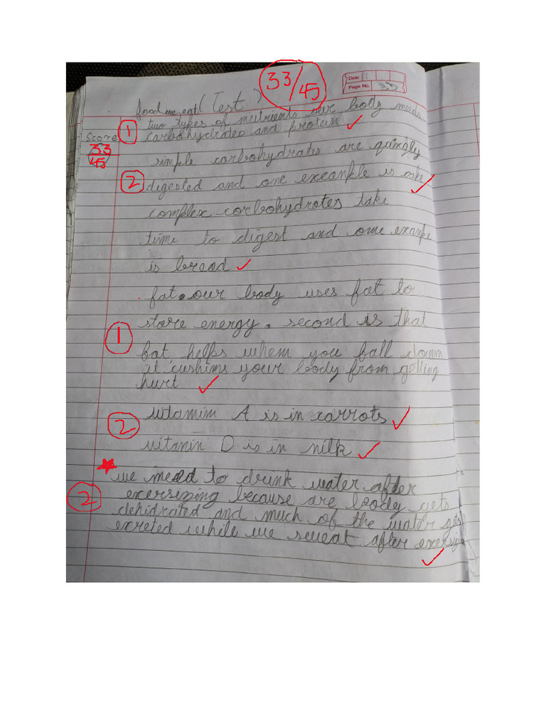 Test Corrected | PDF