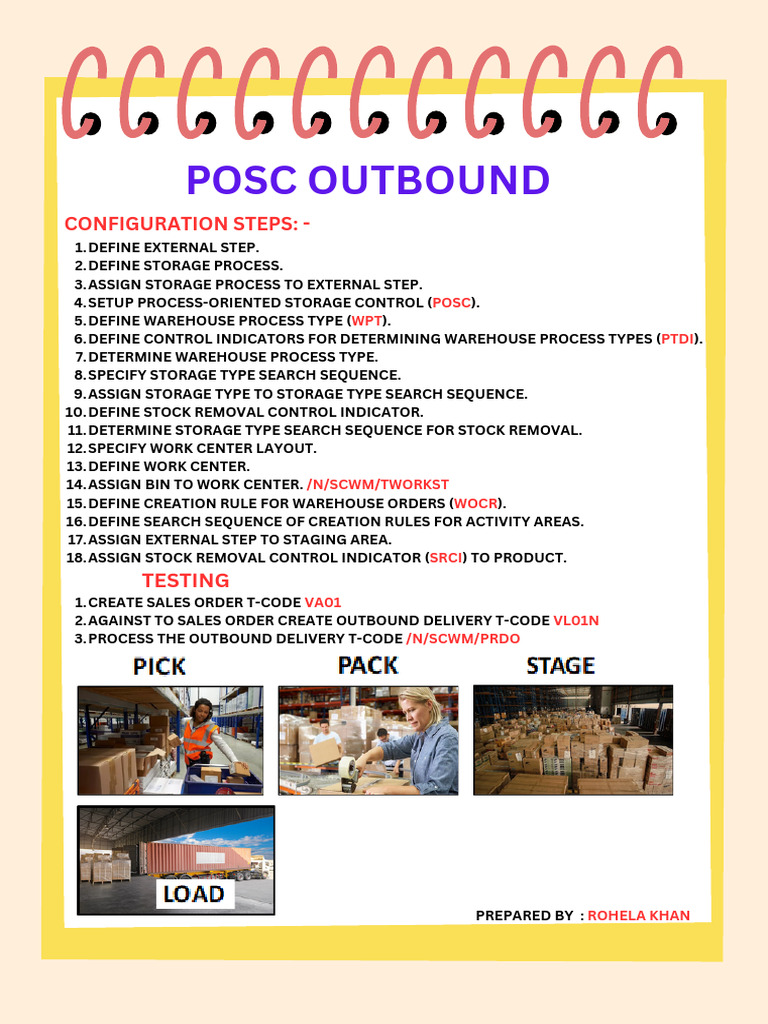 Posc Outbound | PDF | Warehouse | Computing