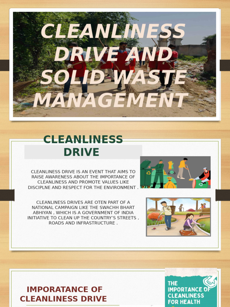 Cleanliness Drive and Waste Management | PDF | Waste | Waste Management