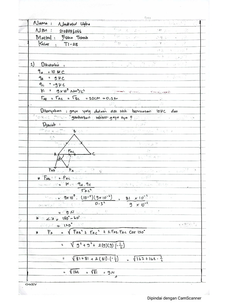 Fisika Teknik - Nadilatul Uqba - 2108096066 | PDF