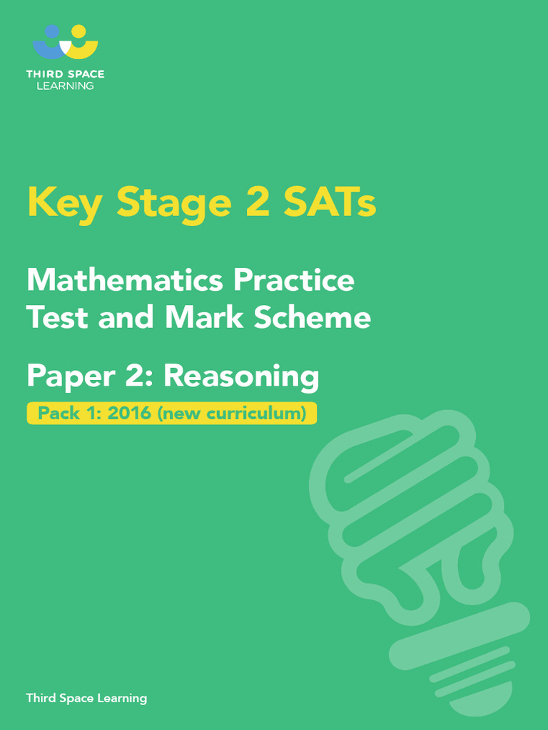 KS2 SATs Practice Paper 2-Reasoning (Pack 2) | PDF | Sat