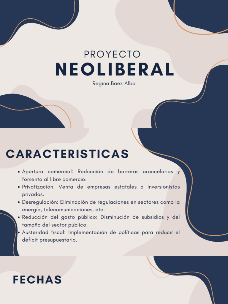 Proyecto Neoliberal | PDF