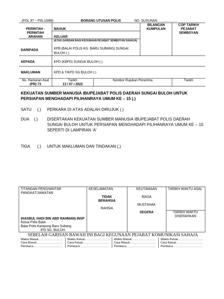 Contoh Semboyan | PDF