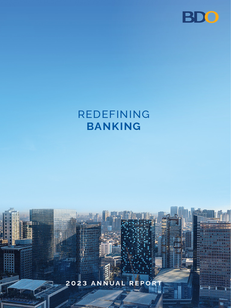 BDO Unibank 2023 Annual Report | PDF | Dividend | Banks