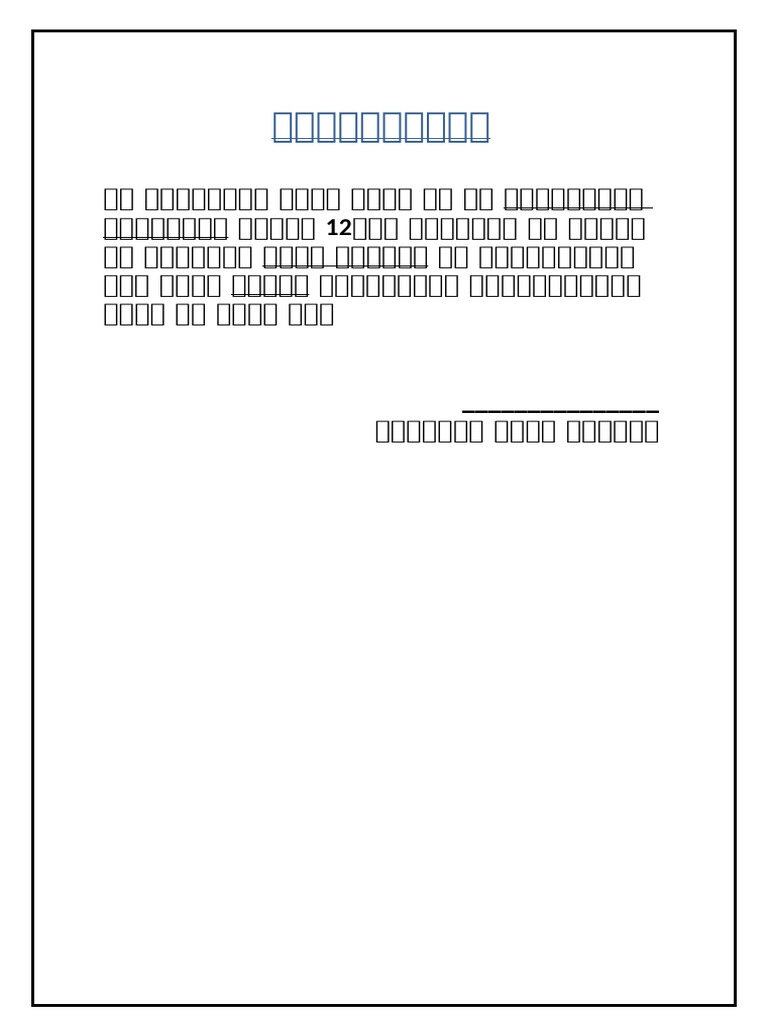 Divyansh Hindi Acknowledgement | PDF