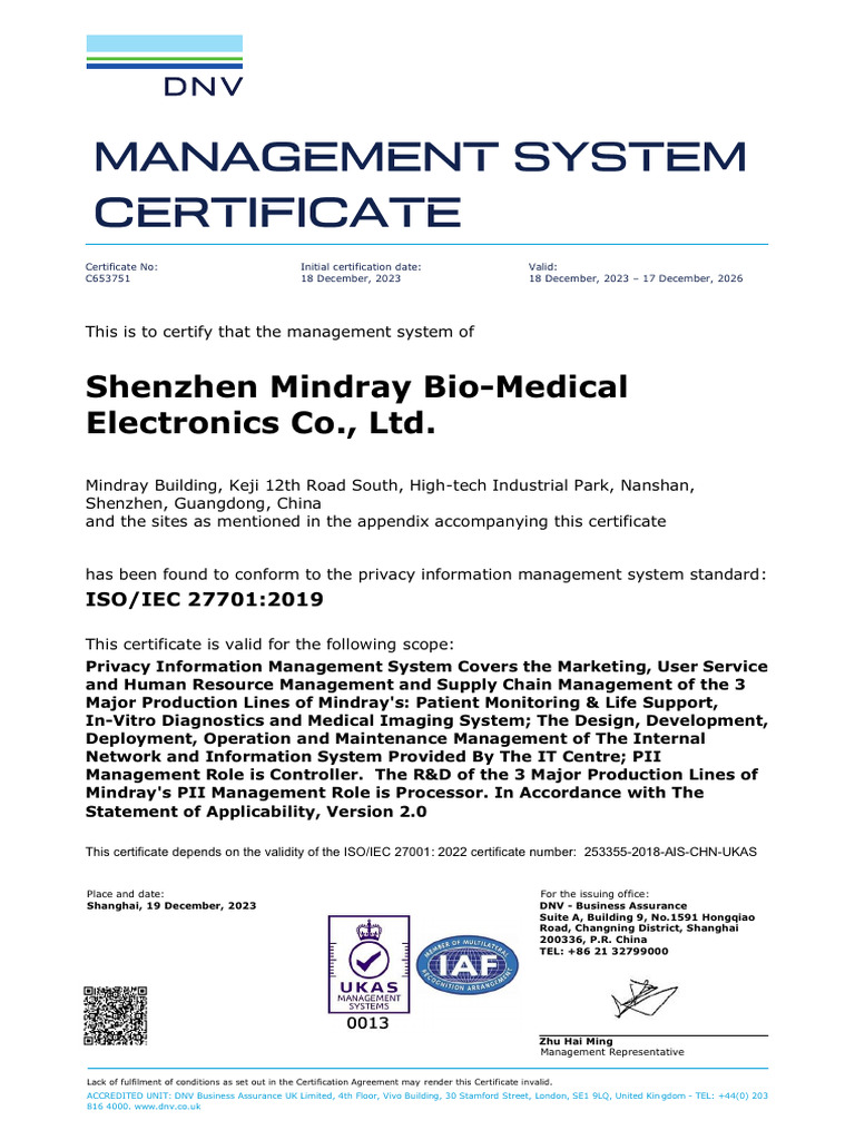 Certificate - UKAS 572829-27701-UKAS-EN | PDF | Computing