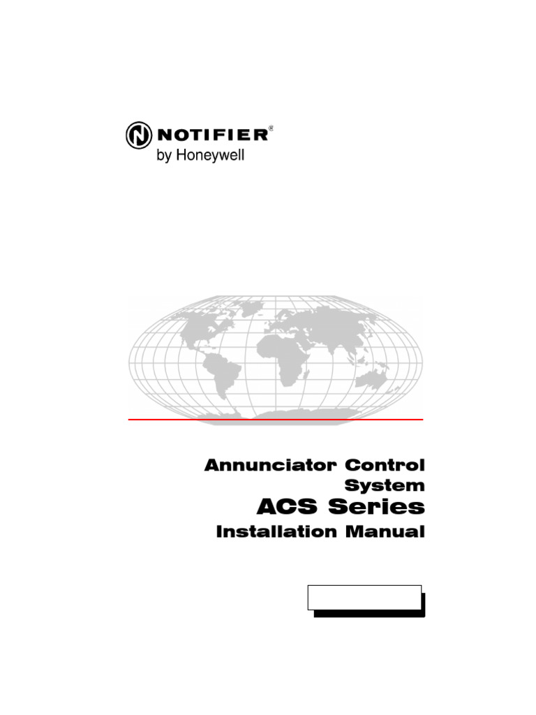 Acs Annunciator - Installation Manual | PDF | Smoke | Electrical ...