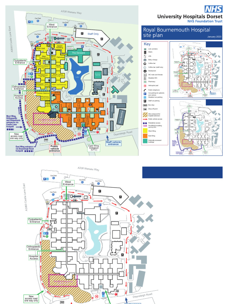 Hospital Map Building Work January 2023 003 | PDF | Hospital | Clinical ...