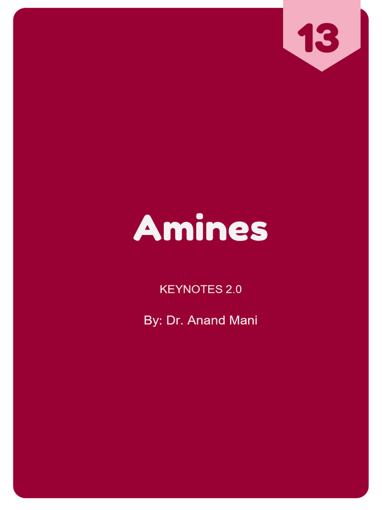 Amines-E | PDF | Amine | Hydrogen Compounds