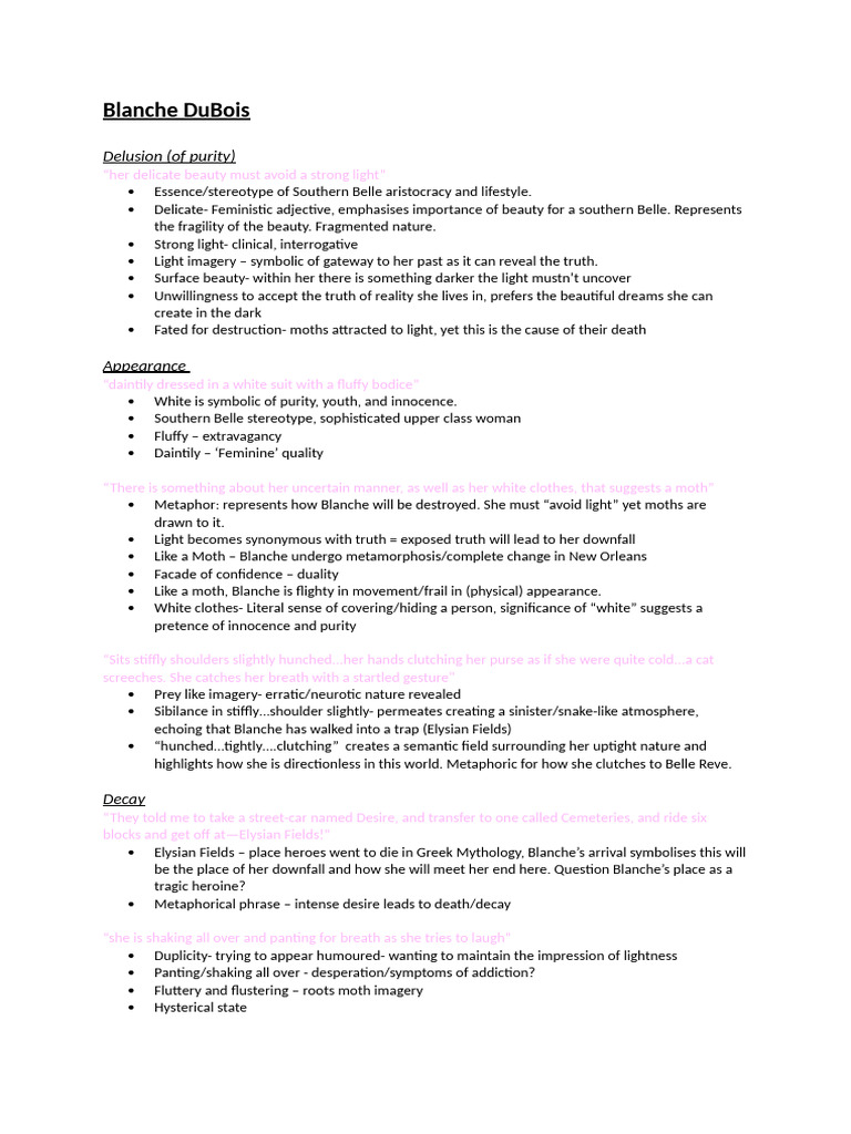 Character Analysis Docu | PDF