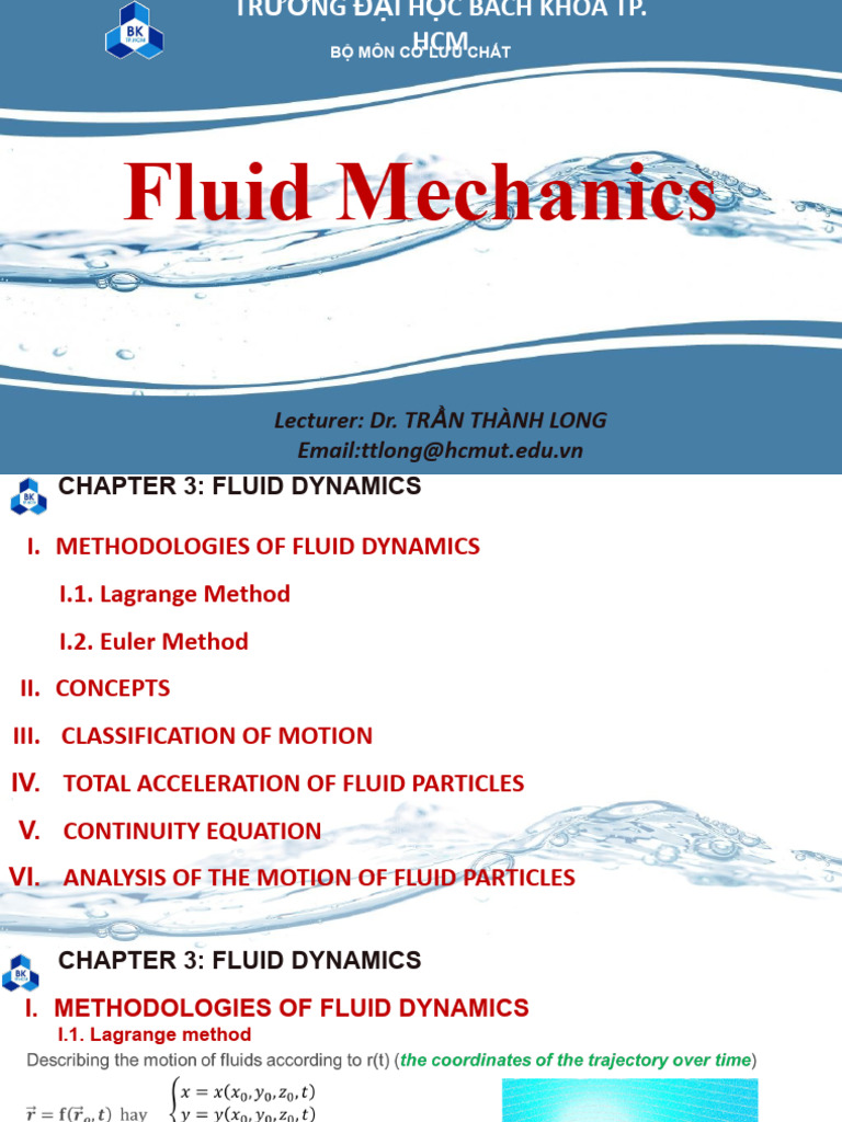 Fluid Mechanics Day 4 Chapter3 Long Jan 2024 | PDF | Fluid Dynamics ...