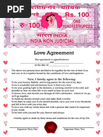 Love Agreement for Couples | PDF