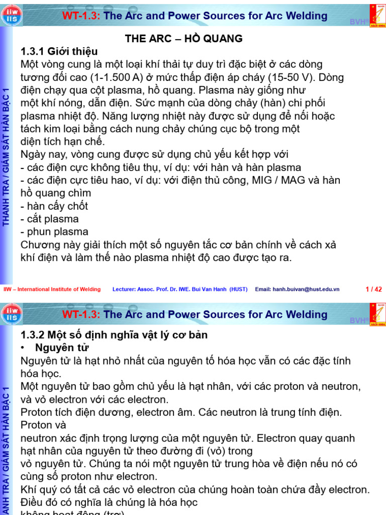 WT 1.3 The Arc and Power Sources For Arc Welding | PDF