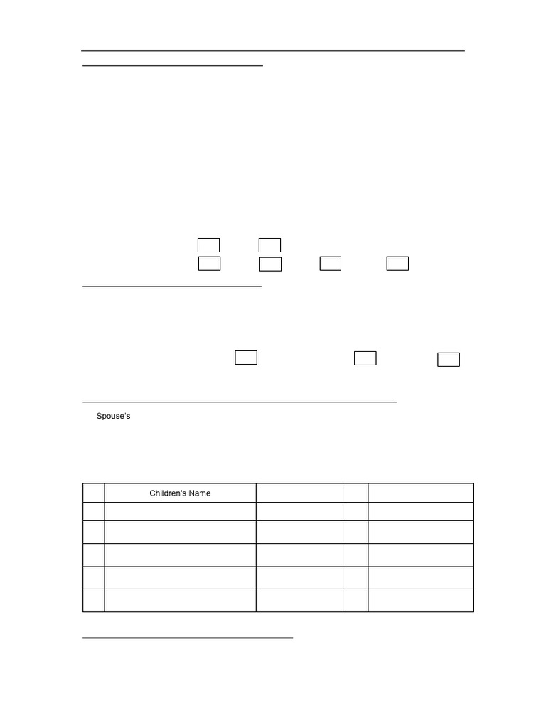 HRD003 - Staff Information Form | PDF