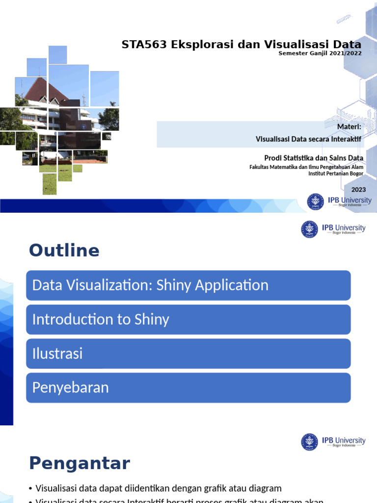 Kuliah 10. Visualisasi Data Interaktif | PDF | User Interface | Html
