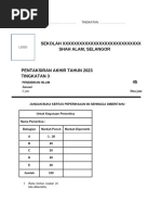 Contoh Set Latihan PSRA 2025 | PDF