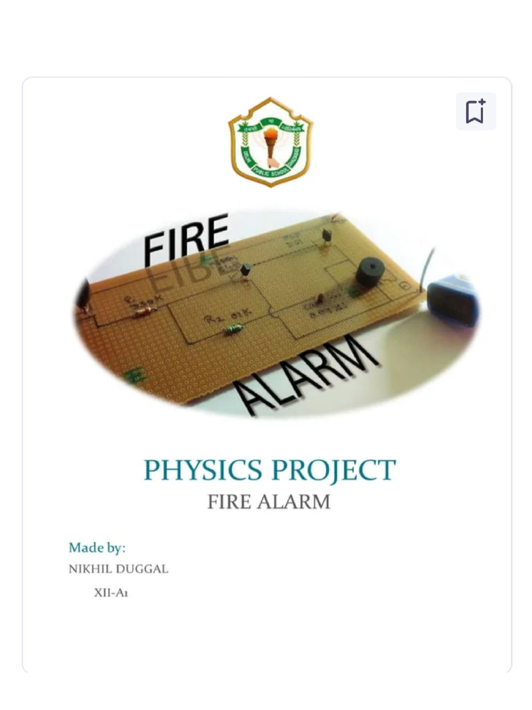 Fire Alarm Project | PDF