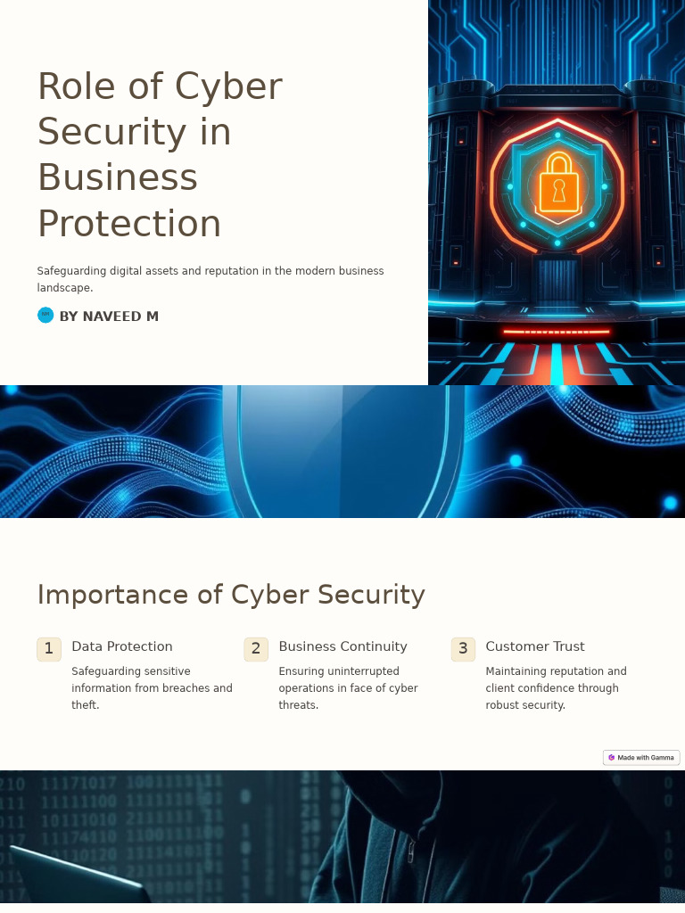 Role of Cyber Security in Business Protection | PDF | Security ...