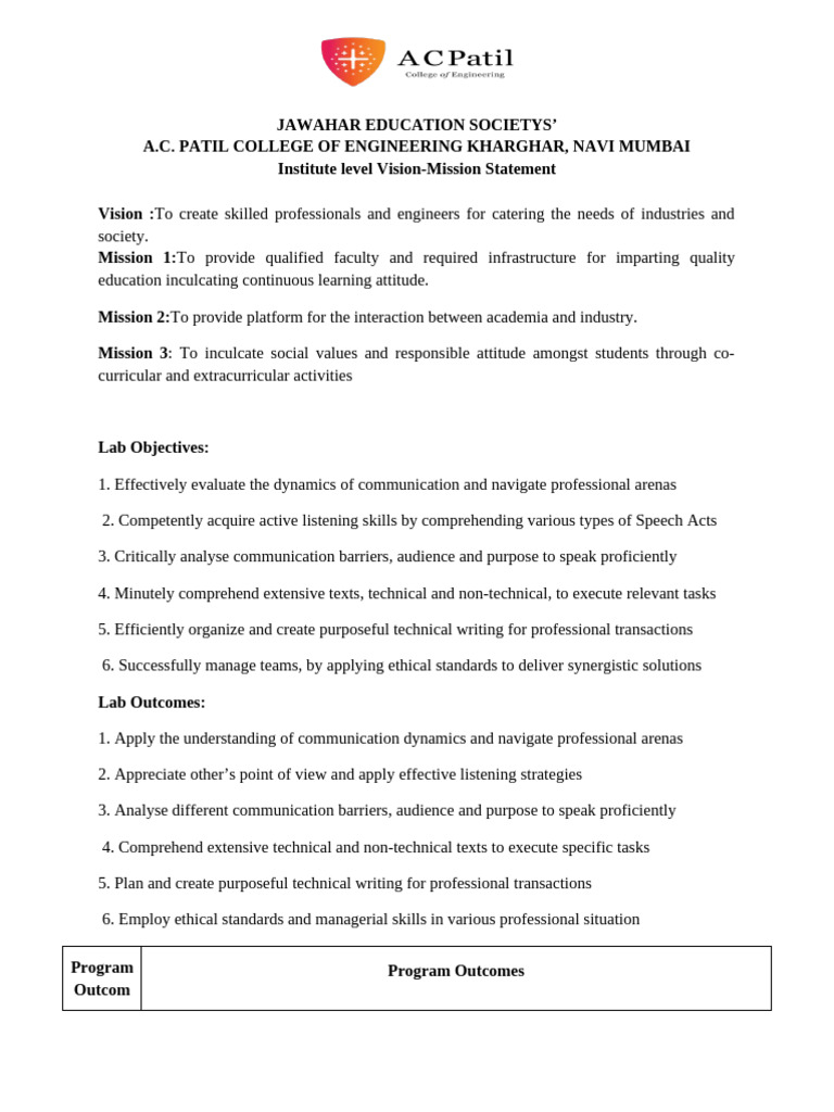 Engineering Skills & Values Guide | PDF | Engineering | Communication