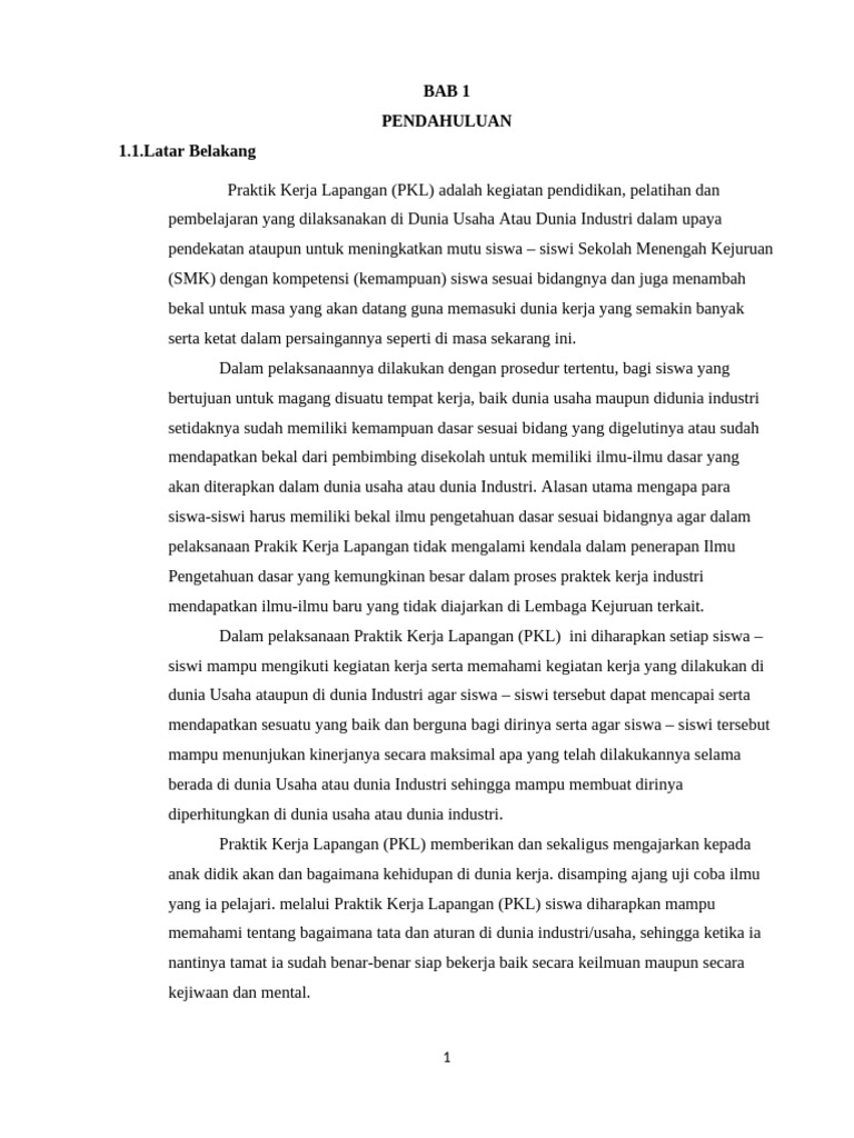 Revisi Baru Magang | PDF