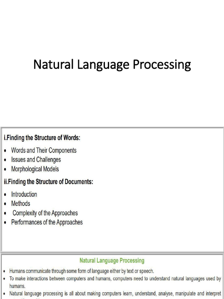 NLP 1 | PDF