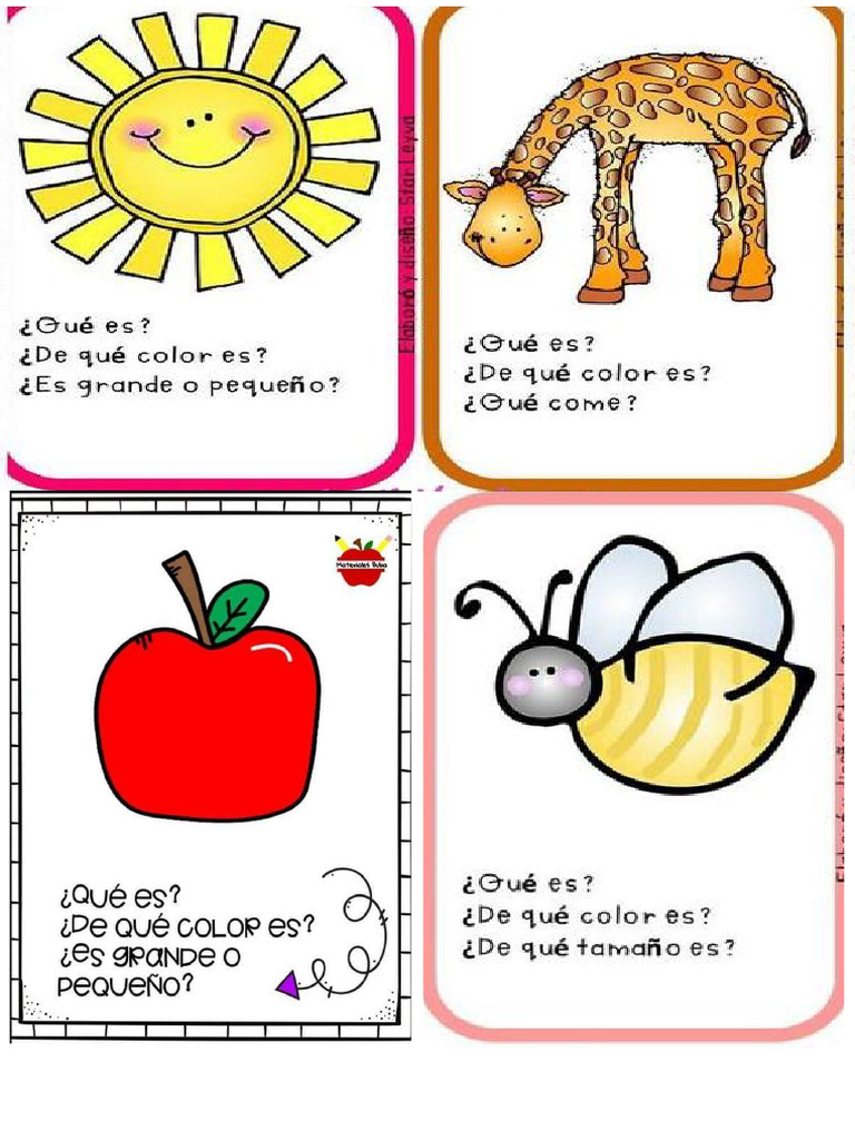 Descripción de Imagenes 3 Años | PDF