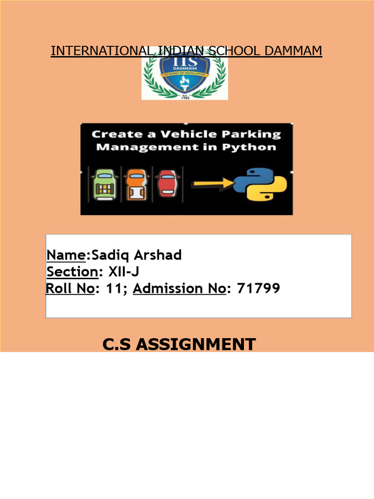 Computer Science Assignment MAR Revised-2 | PDF