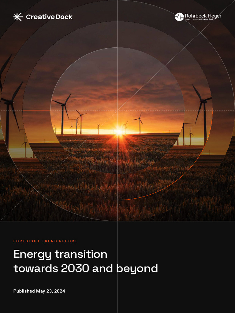 Foresight Study Energy Transition | PDF | Renewable Energy | Climate ...