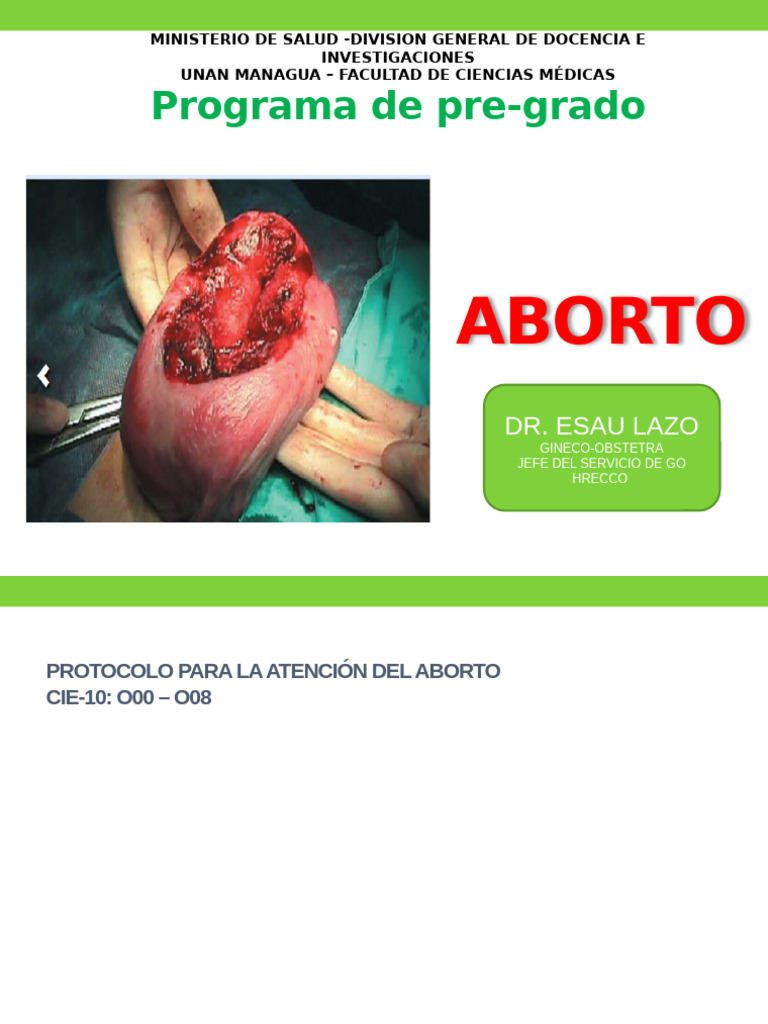 Aborto 1 | PDF | El embarazo | Aborto espontáneo
