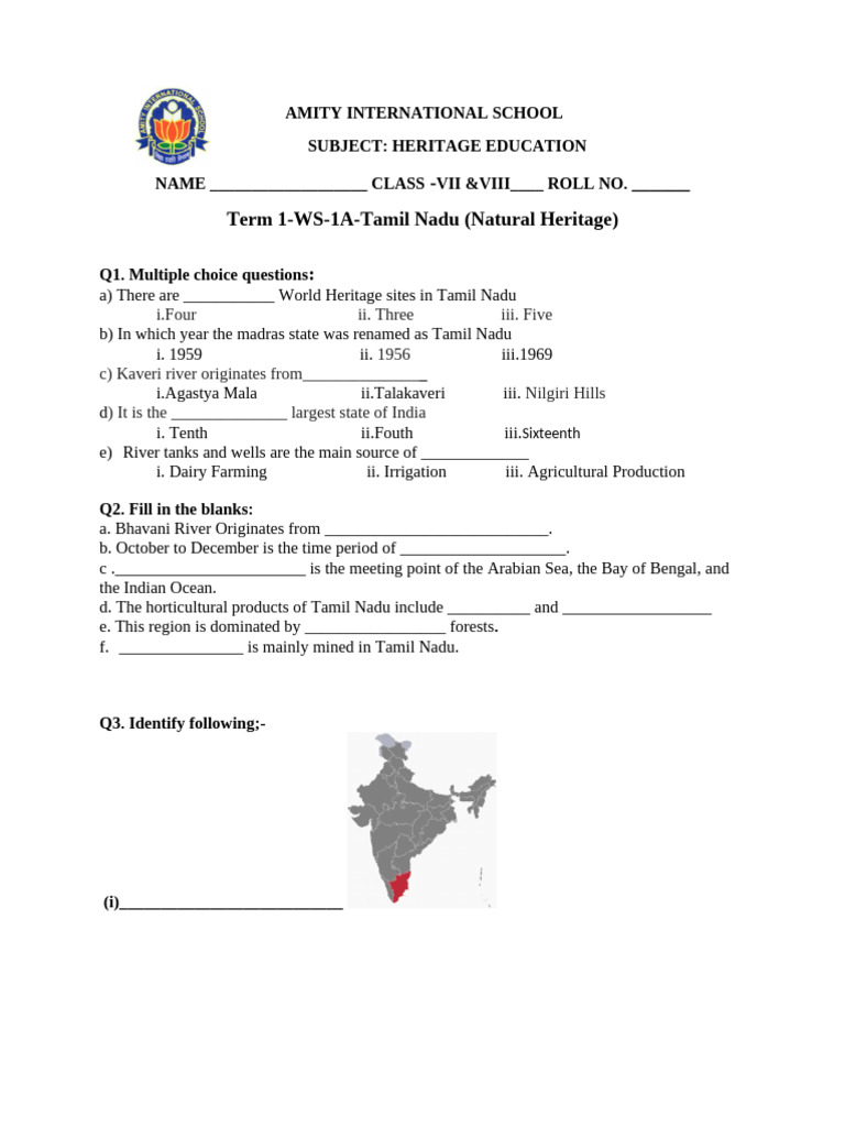 WS 1A-T1 Worksheet | PDF