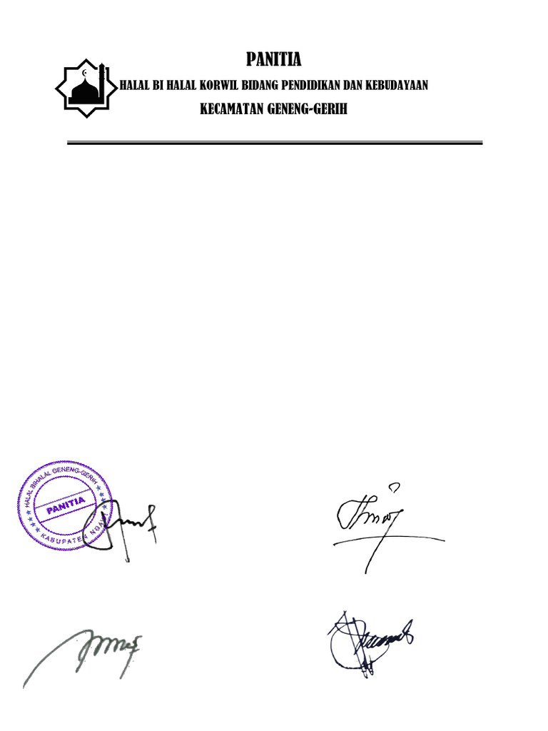 Undangan Halbi Geneng 2024 | PDF