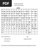 Kianderi Girls Duty Rota Term 1 2025 | PDF